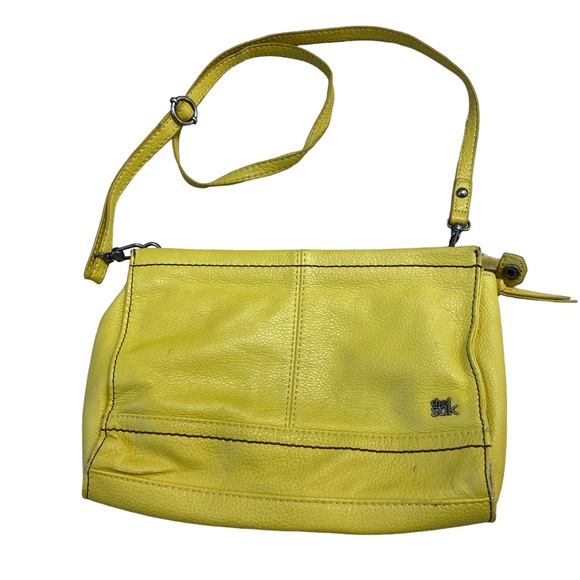 The Sak | Bags | Vintage The Sak Yellow Leather Small Soft High End ...